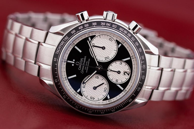 Omega stainless steel Speedmaster Reverse Panda Dial Automatic ...