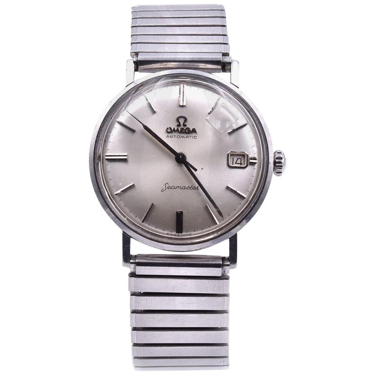 Omega Stainless Steel Vintage Seamaster For Sale at 1stDibs