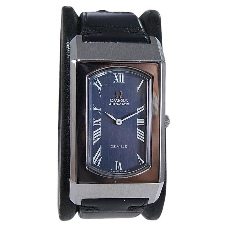 Omega Steel De ville Automatic Curvex Style, circa 1970s For Sale at ...