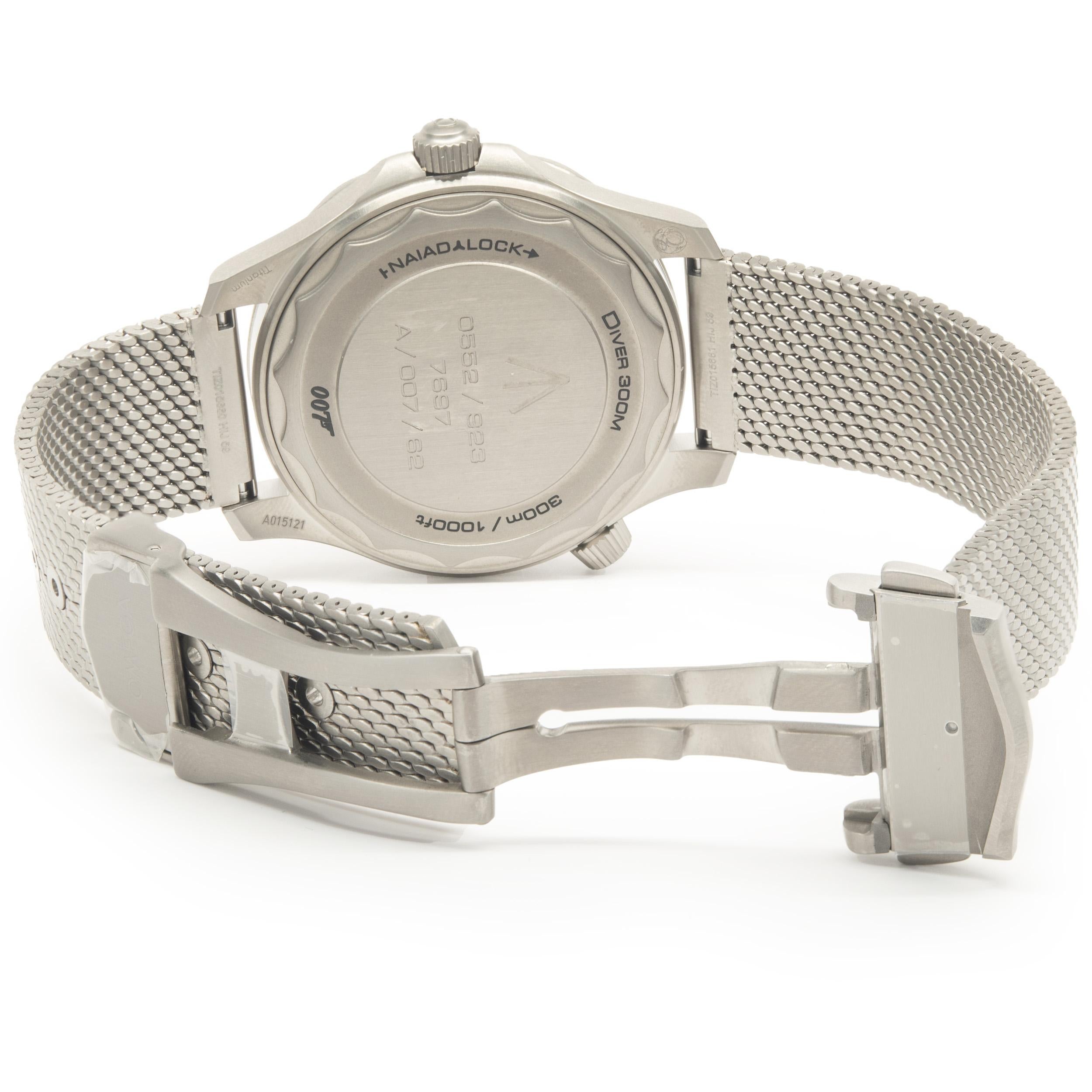 Omega Titanium Seamaster James Bond For Sale at 1stDibs