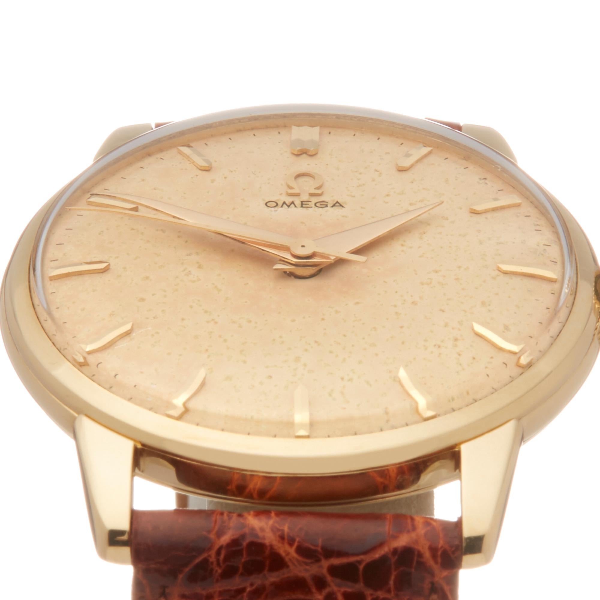 Omega Vintage 18 Karat Yellow Gold 16270831 Wristwatch at 1stDibs ...