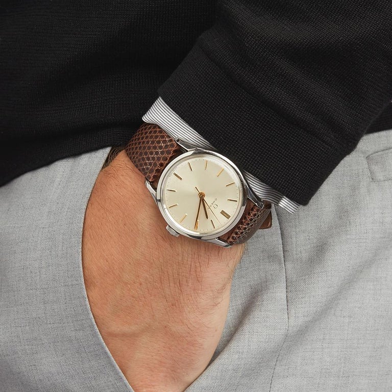 Omega Vintage Stainless Steel 30T2SC For Sale at 1stDibs