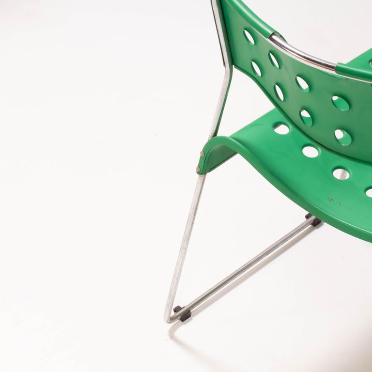 OMK by Rodney Kinsman Green Steel Omstak Dining Chairs, Set of 2 at ...