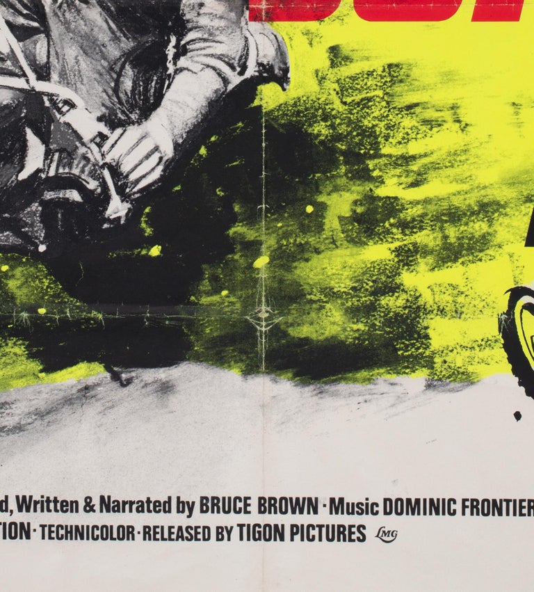 On Any Sunday 1971 UK Quad Film Poster, Chantrell For Sale at 1stDibs