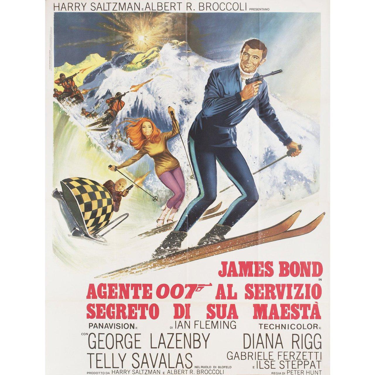 On Her Majesty's Secret Service R1970s Italian Due Fogli Film Poster ...