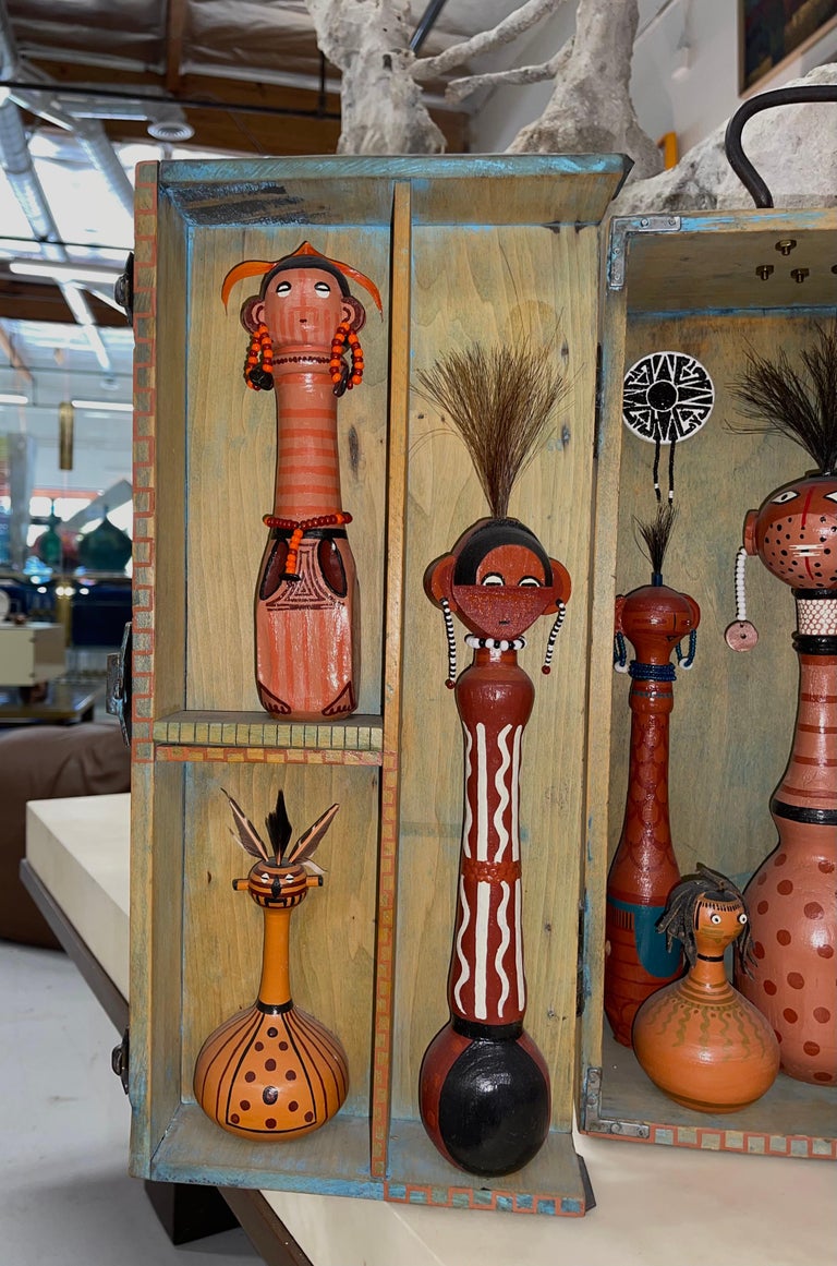 Once Known as the Fish People 1986 Folk Art by Pat Mervis Schwartz For ...