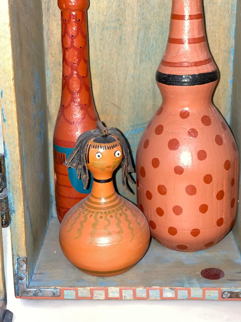 Once Known as the Fish People 1986 Folk Art by Pat Mervis Schwartz For ...