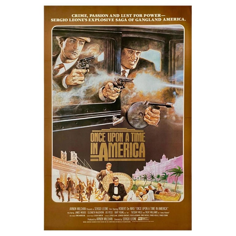 Once Upon A Time In America, Unframed Poster, 1984 For Sale at 1stDibs