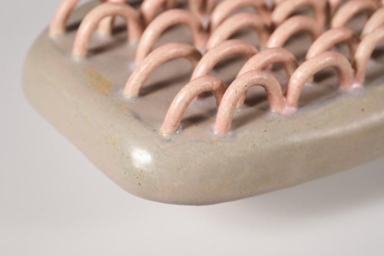 Ondes #2 by Rosa Cortiella, Grogged Clay Decorative Object For Sale at ...