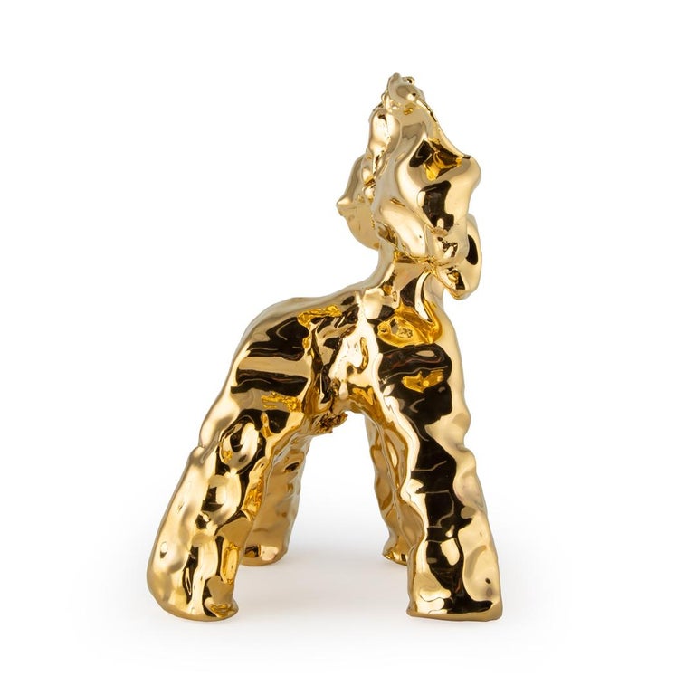 One Minute Sculpture, by Marcel Wanders, Hand-Sculpted Unique, Gold ...