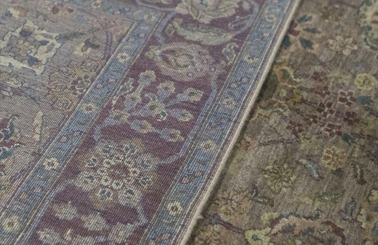 One-of-a-Kind Traditional Handwoven Wool Area Rug 6'1 x 9'2 For Sale at ...