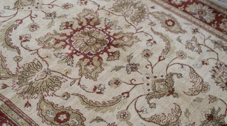 One of a Kind Traditional Handwoven Wool Area Rug 6'2 x 8'9 For Sale at ...