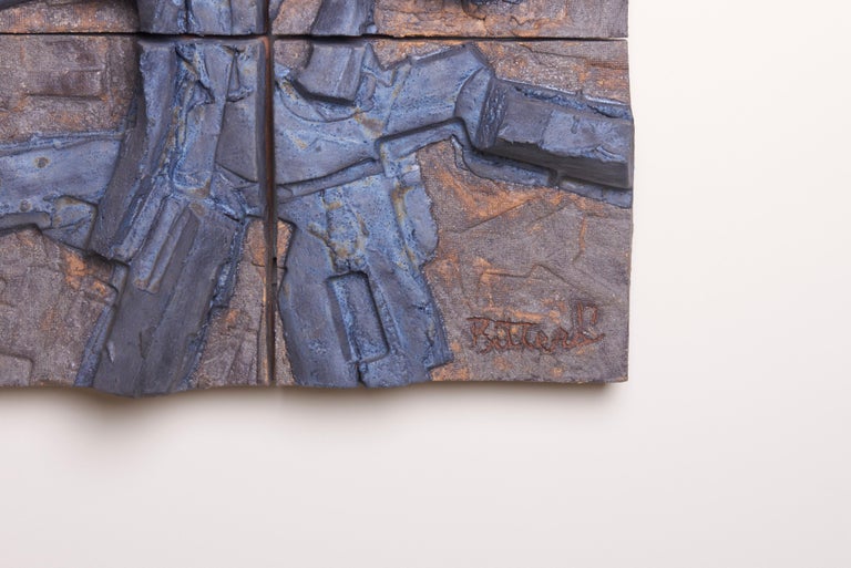 One of a Kind Blue Stan Bitters Ceramic Mural, USA, 2017 at 1stDibs ...