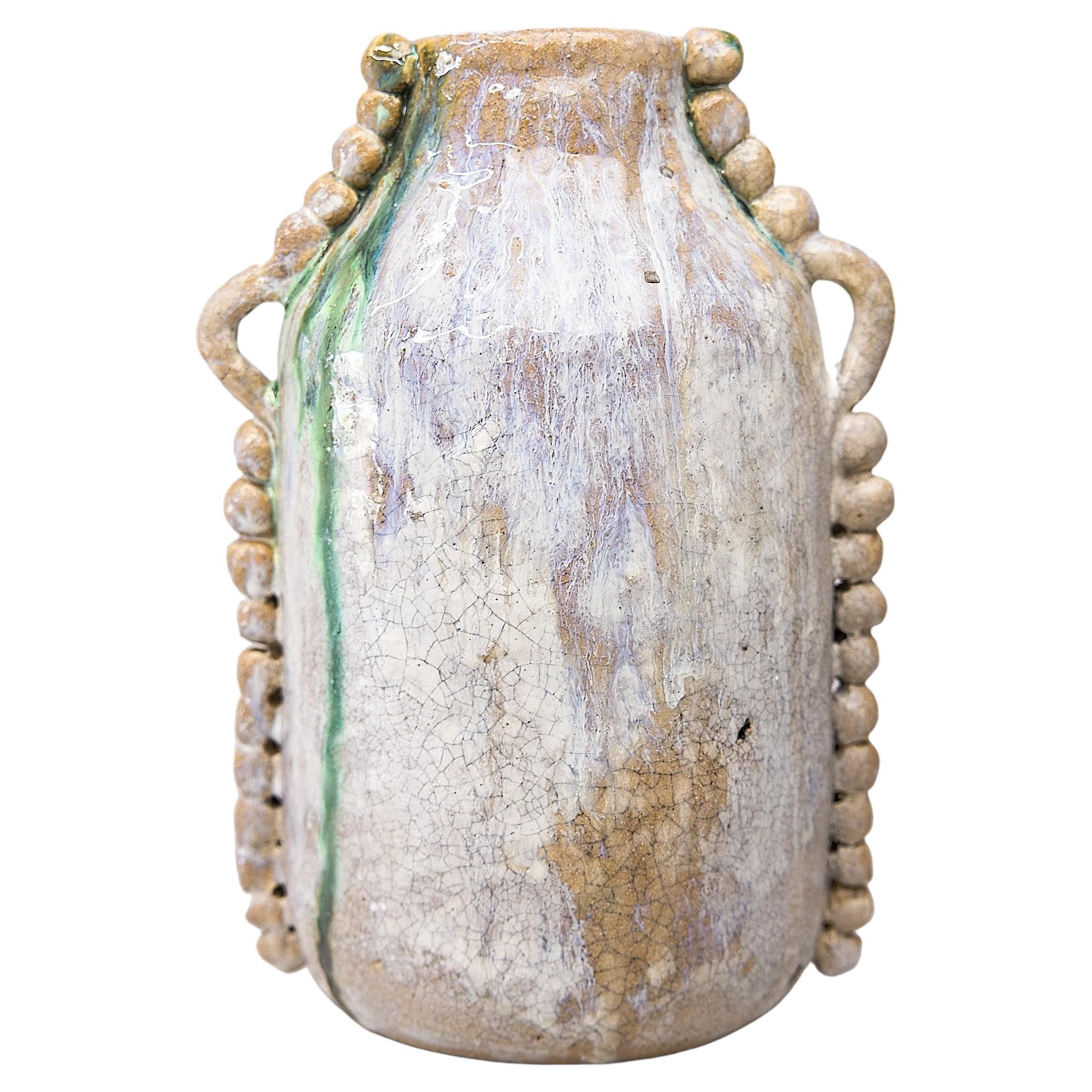 Nagel inspired Etched Glass Original One of a Kind Modern Large Vase ...