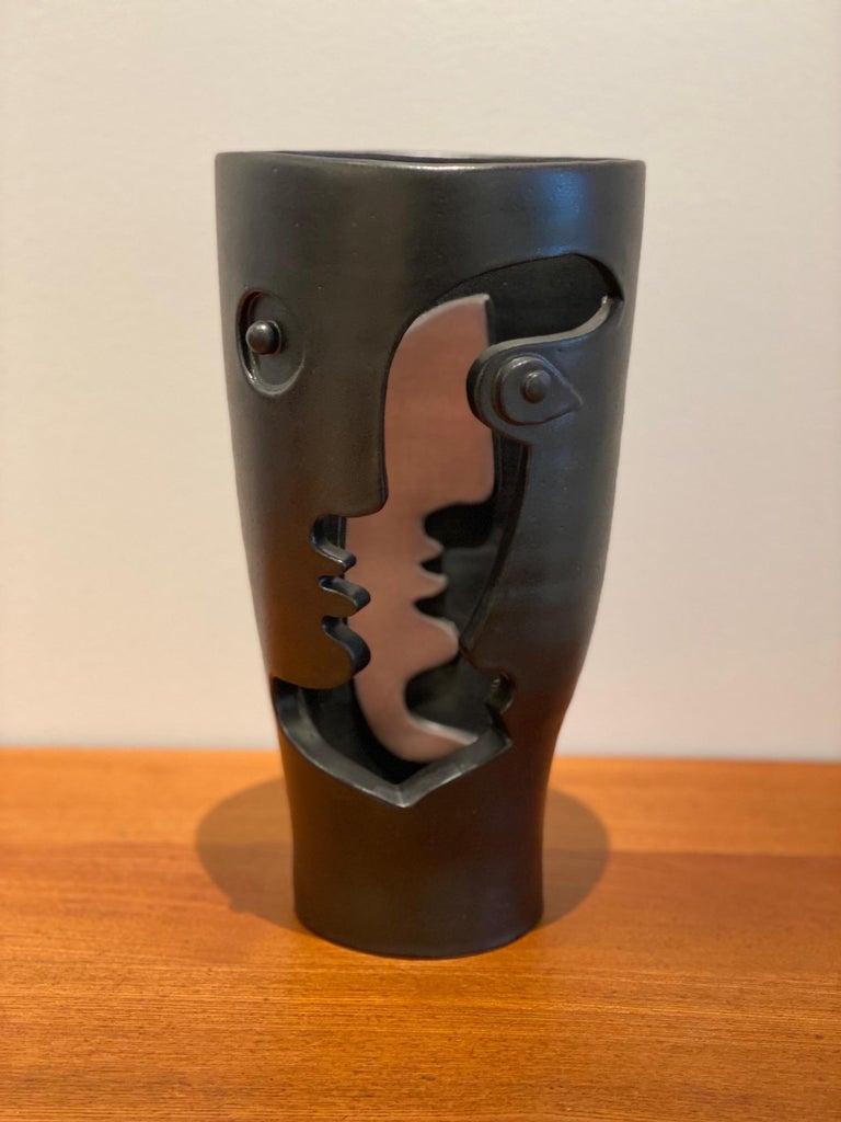 One of a Kind Ceramic Vase "Agora" Signed by French Ceramist Dalo For ...