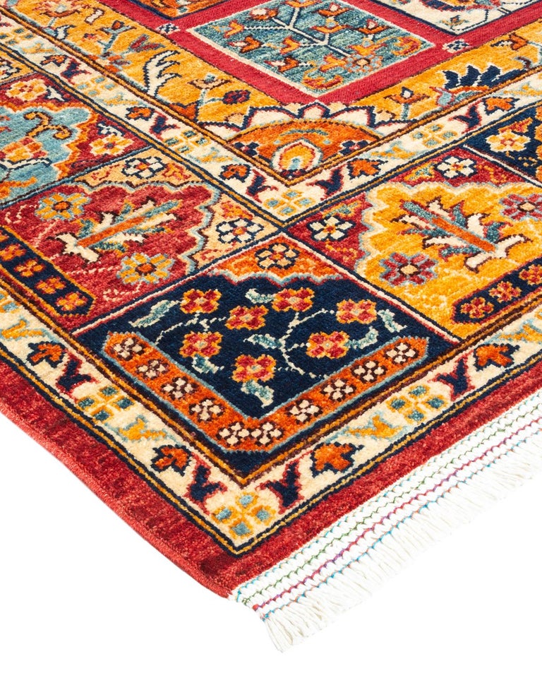 One-of-a-Kind Hand Knotted Bohemian Tribal Light Blue Area Rug For Sale ...