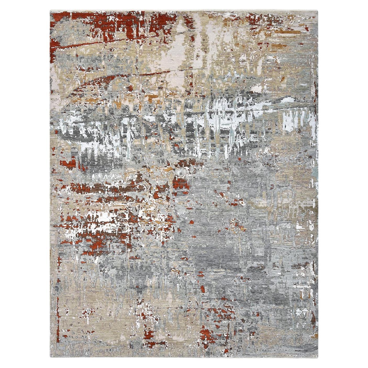 Modern Contemporary Area Rug Leather, Hand Stitched, Hide and Skin ...