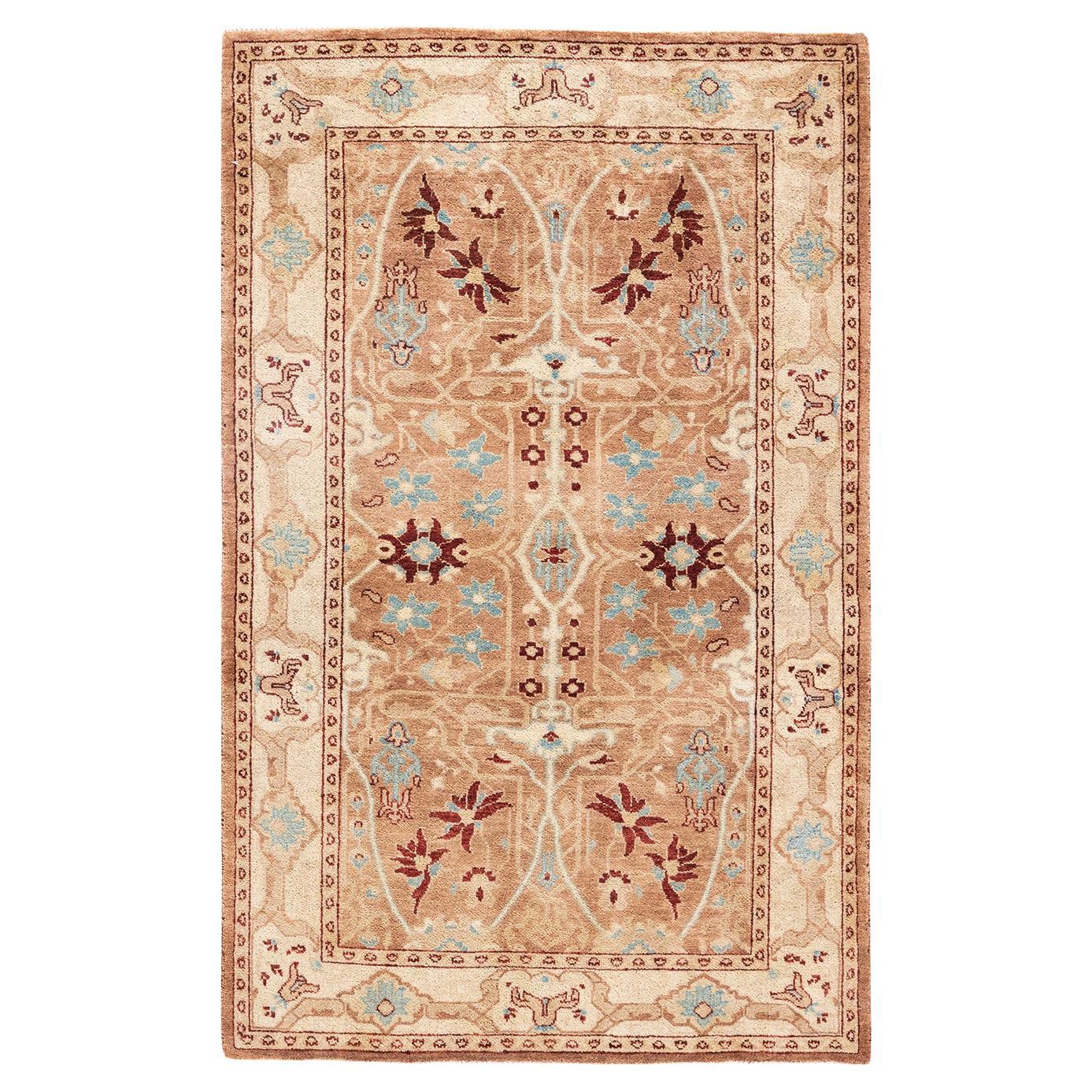 One-Of-A-Kind Hand Knotted Floral Suzani Yellow Area Rug For Sale at ...
