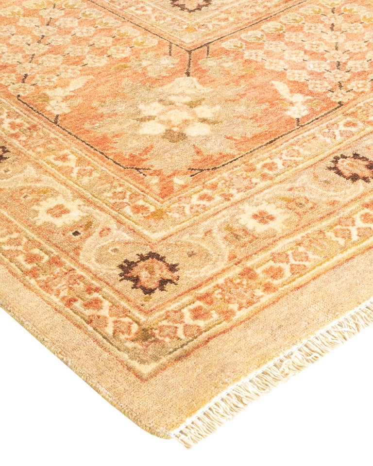 One-of-a-kind Hand Knotted Oriental Eclectic Yellow Area Rug For Sale ...