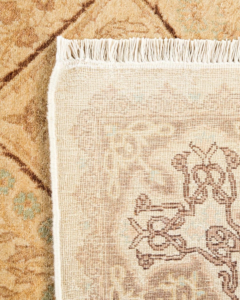 One of a Kind Hand Knotted Traditional Oriental Ivory Area Rug For Sale ...