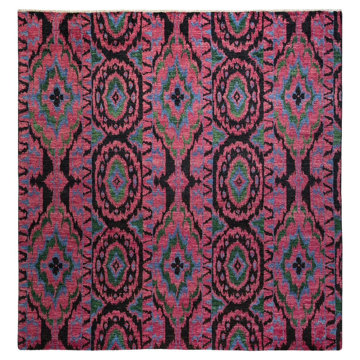 One-of-a-Kind Hand Made Contemporary Modern Purple Area Rug For Sale at ...