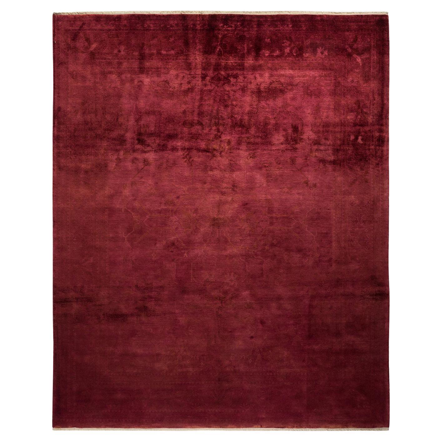 Pink Silk Tiger Area Rug For Sale at 1stDibs