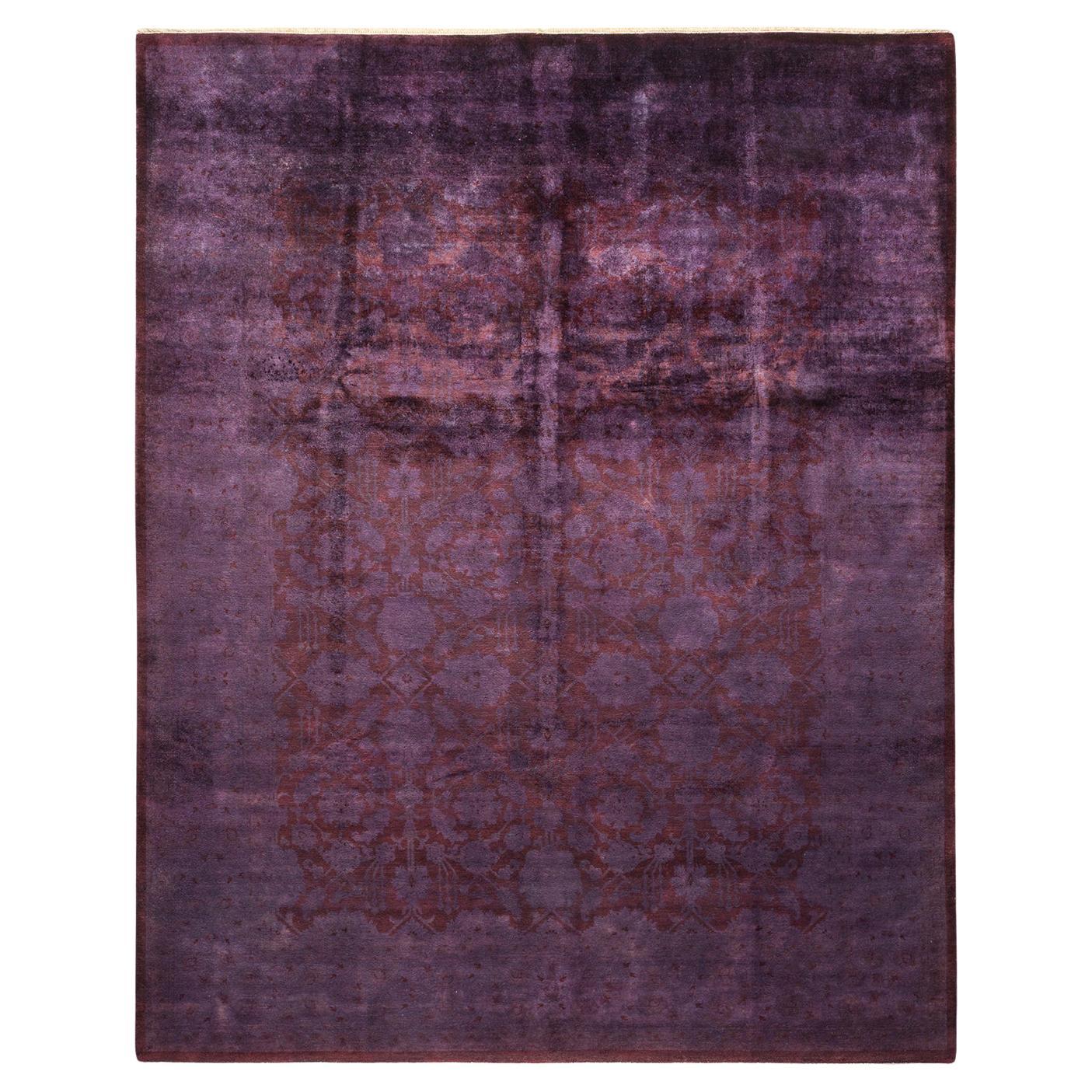 One of a Kind Handwoven Wool Area Rug 10'2 x 13'9 For Sale at 1stDibs