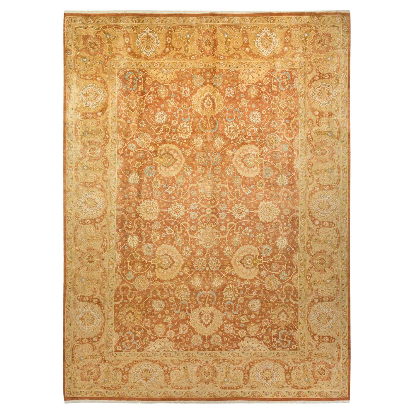 Hand Woven Wool Area Rug Traditional Oriental Rust Carpet For Sale at ...