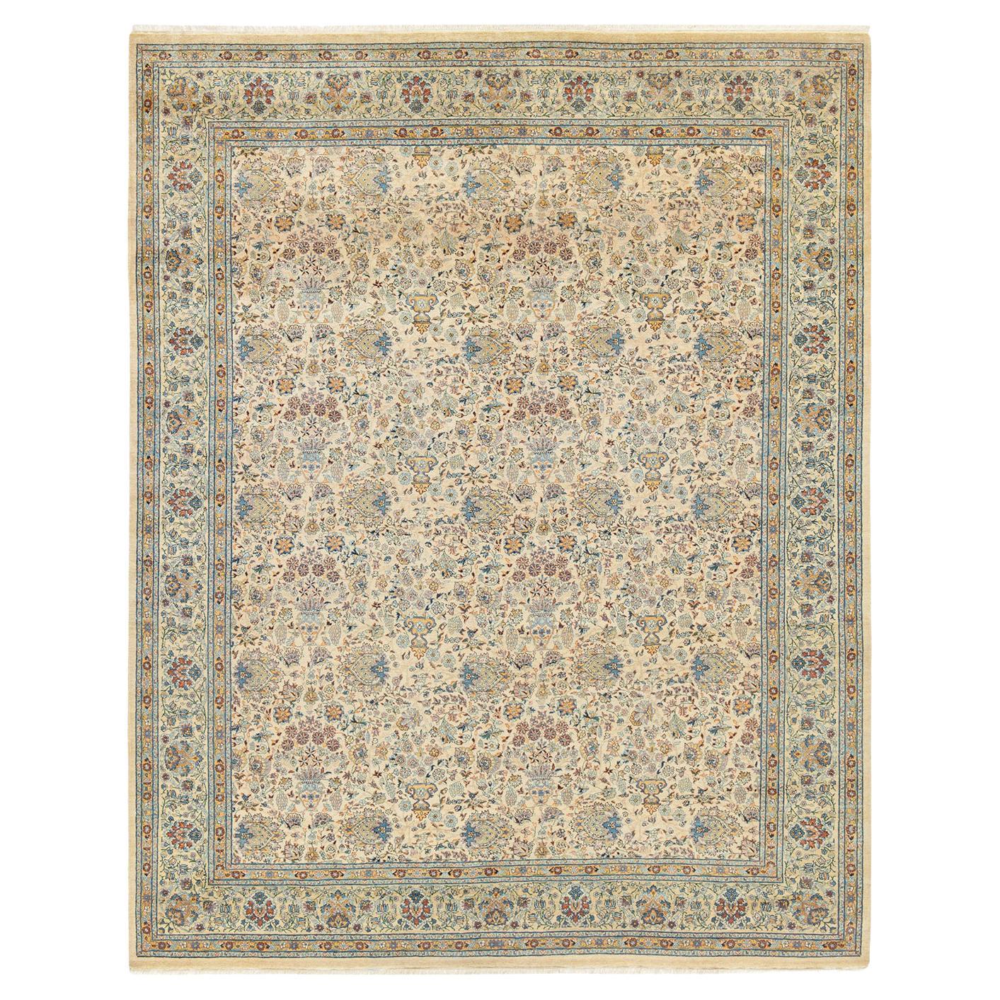 Traditional Floral Pakistani Area Rug at 1stDibs