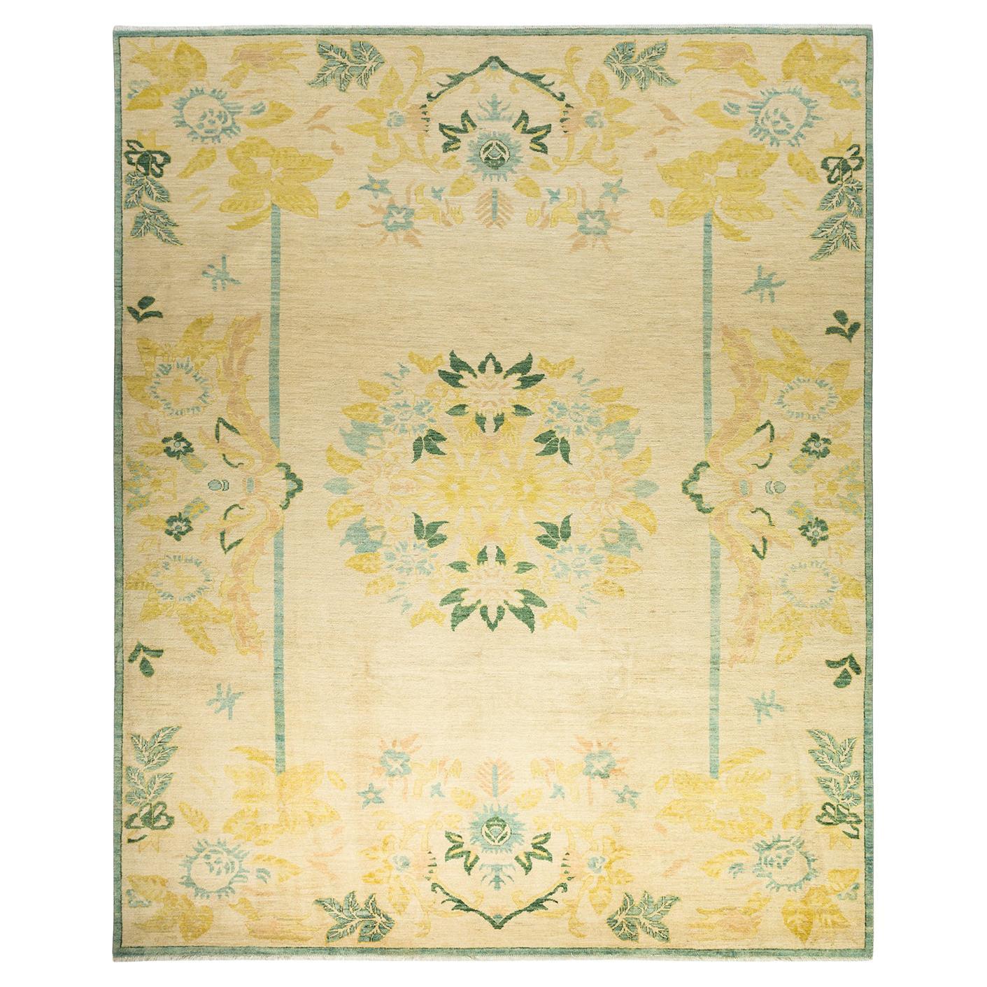 Handmade Oriental Carpet, Traditional Area Rug For Sale at 1stDibs