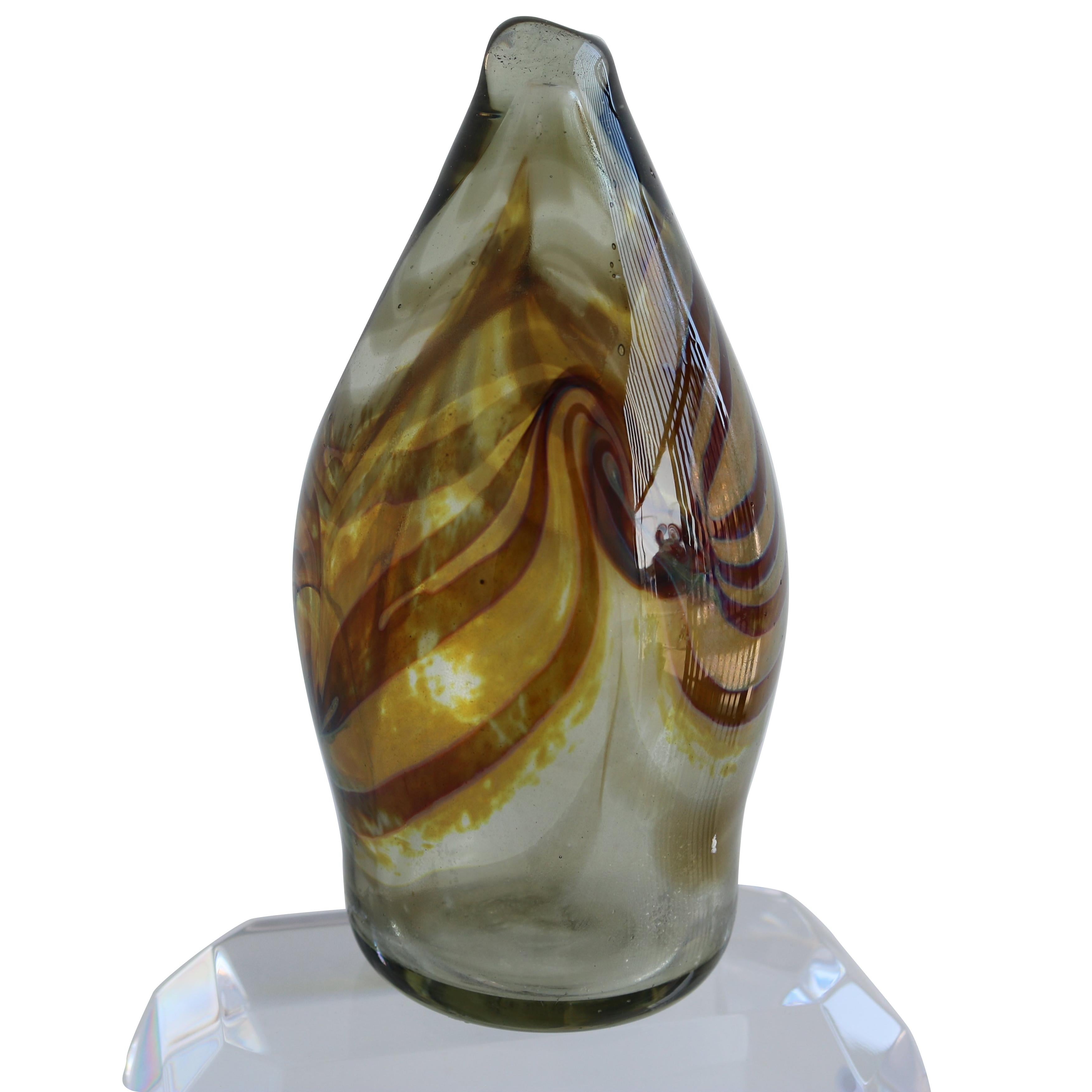 One of a Kind Handblown Glass Sculpture at 1stDibs