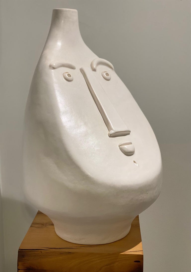 One of a Kind large Ceramic Lamp Base or Sculpture Signed by Dalo For ...