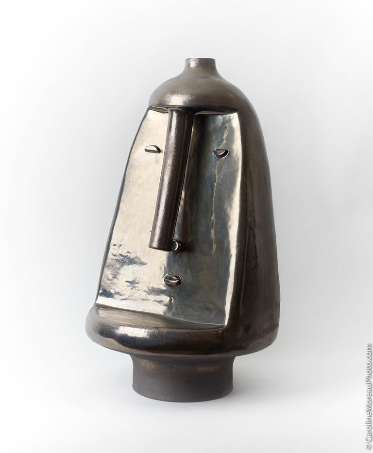 One of a Kind Large Ceramic Lamp Base or Sculpture Signed by Dalo For ...