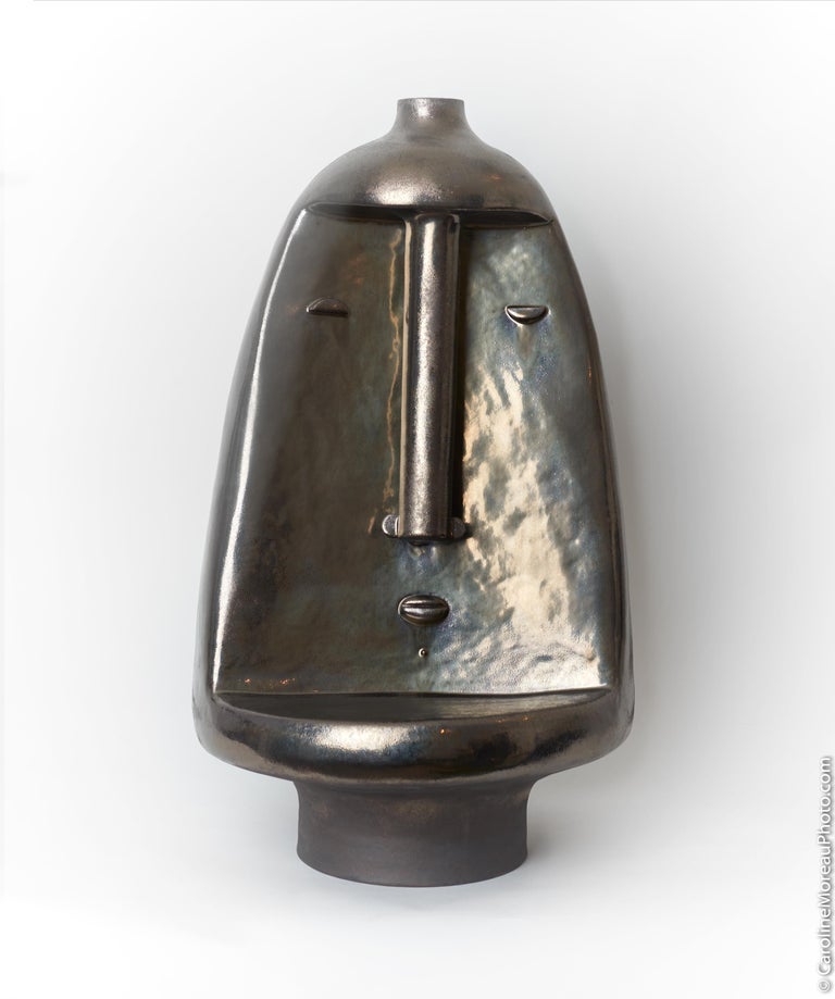 One of a Kind Large Ceramic Lamp Base or Sculpture Signed by Dalo For ...