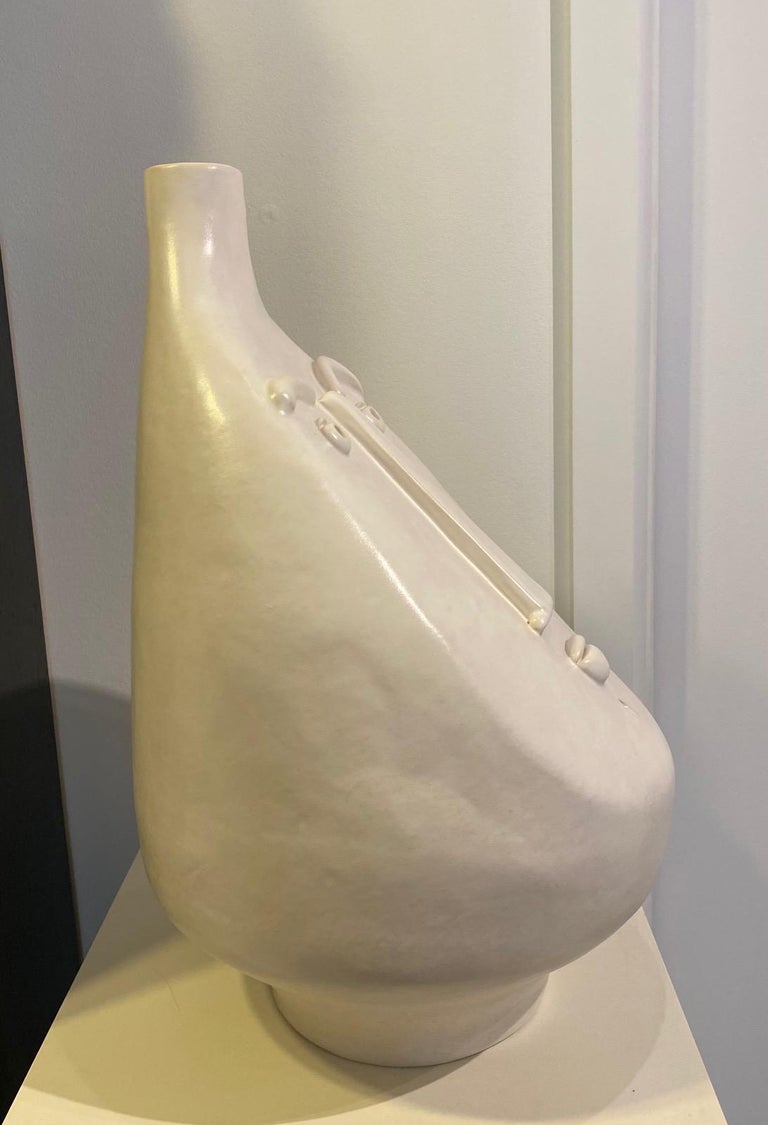 One of a Kind large Ceramic Lamp Base or Sculpture Signed by Dalo For ...