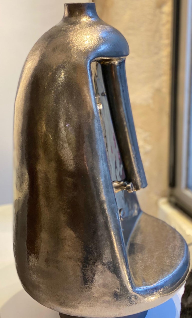 One of a Kind Large Ceramic Lamp Base or Sculpture Signed by Dalo For ...