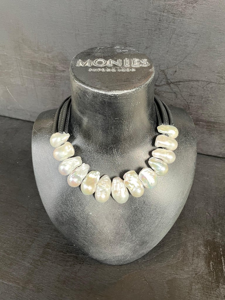 One-of-a-Kind Necklace in Baroque Pearls from the Danish Brand Monies ...