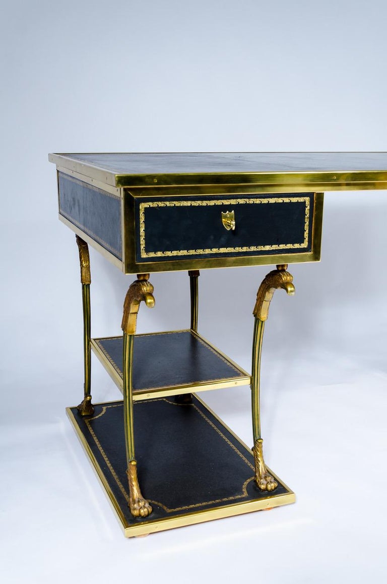 One of a Kind Neoclassical Desk by Maison Ramsay For Sale at 1stDibs