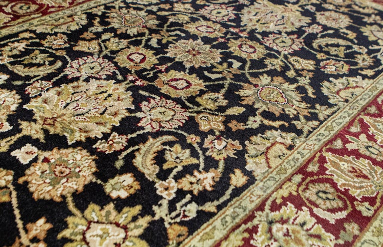 One of a Kind Traditional Handwoven Wool Area Rug For Sale at 1stDibs