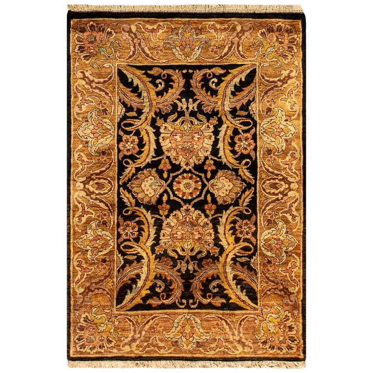 One-of-a-Kind Traditional Handwoven Wool Area Rug For Sale at 1stDibs