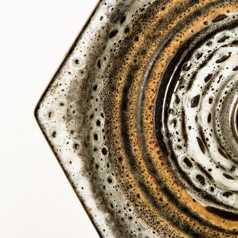 One of the Eight Braun Ceramic Wall Lights, 1970s For Sale at 1stDibs