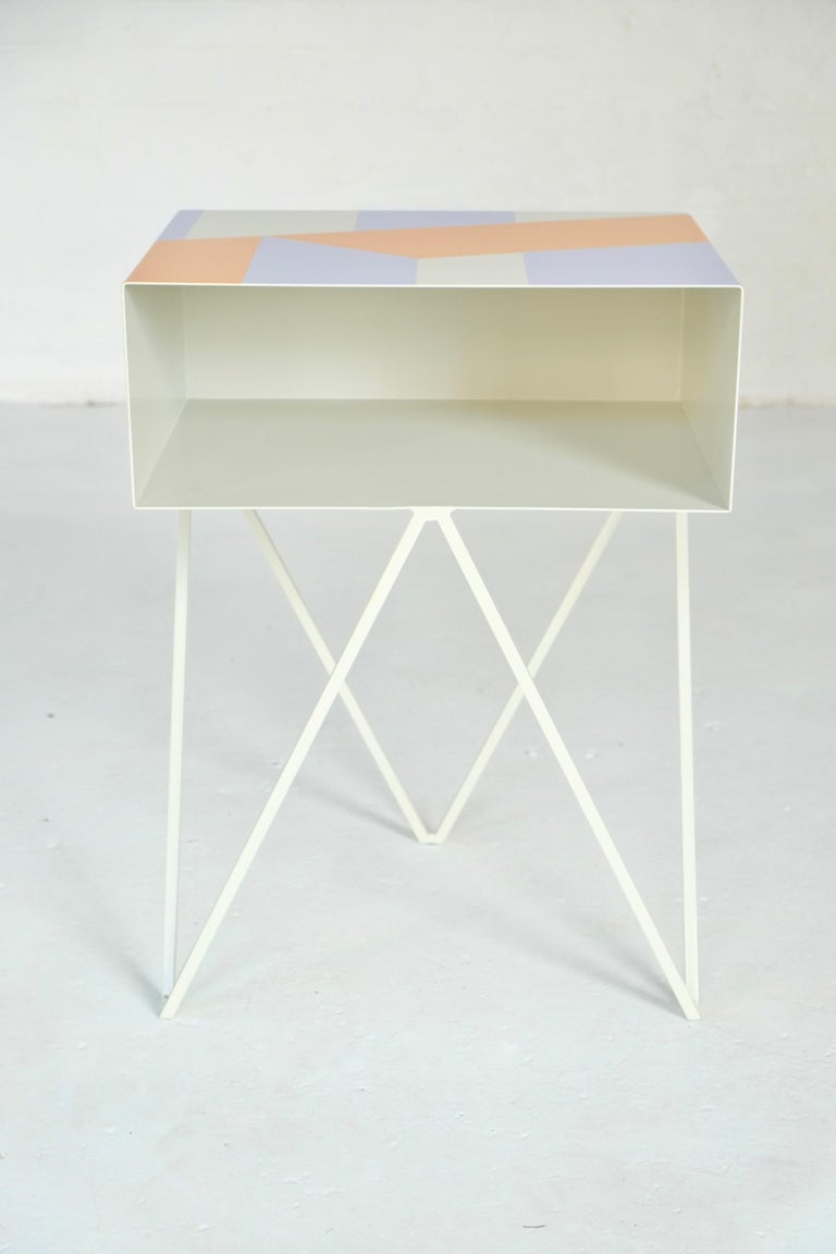 One Off Experimental Robot Side Table with Geometric Design For Sale at ...