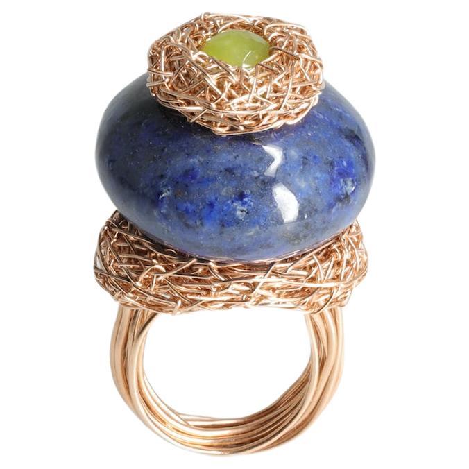 Sodalite Cocktail Ring at 1stDibs