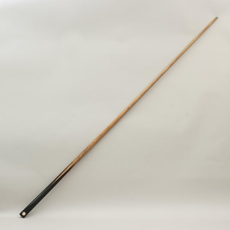 One Piece John Moore Billiard Cue, Snooker Pool Cue at 1stDibs