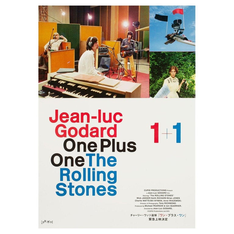 One Plus One R2021 Japanese B2 Film Poster For Sale at 1stDibs
