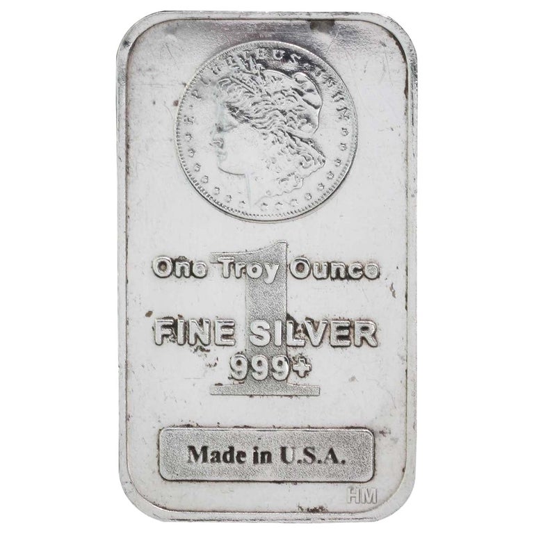 One Troy Ounce of Fine Silver 999+ For Sale at 1stDibs