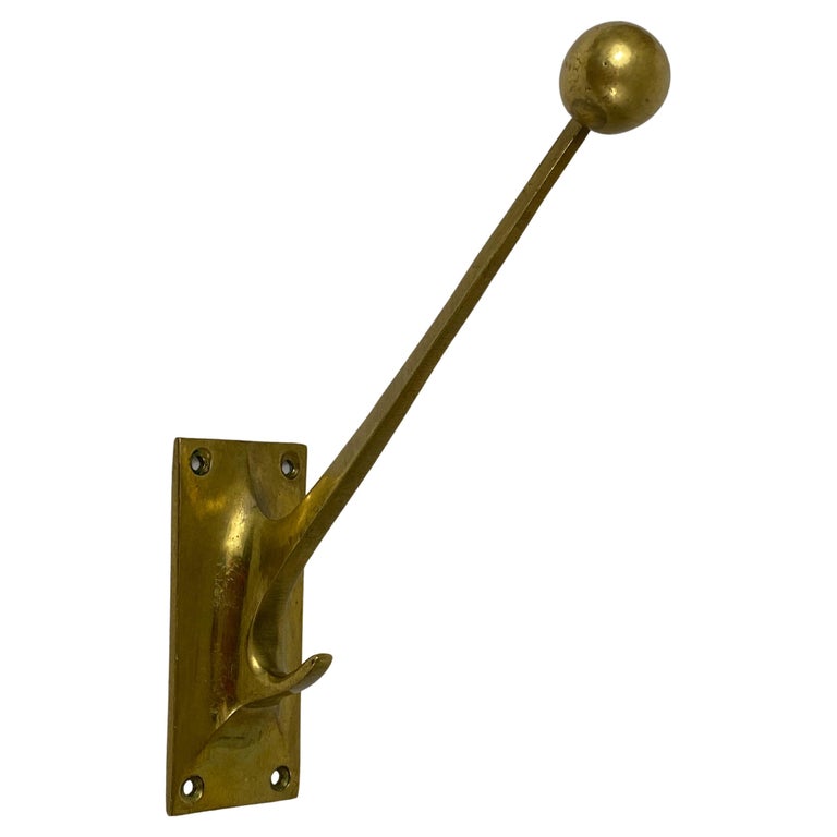 One Wall Hook b Adolf Loos for Knize, Brass, Austria, 1909 For Sale at ...
