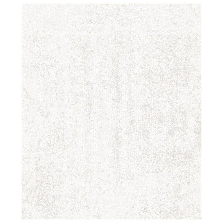 Plain Light Handmade Wool Tencel Rug minimalism - One White For Sale at ...