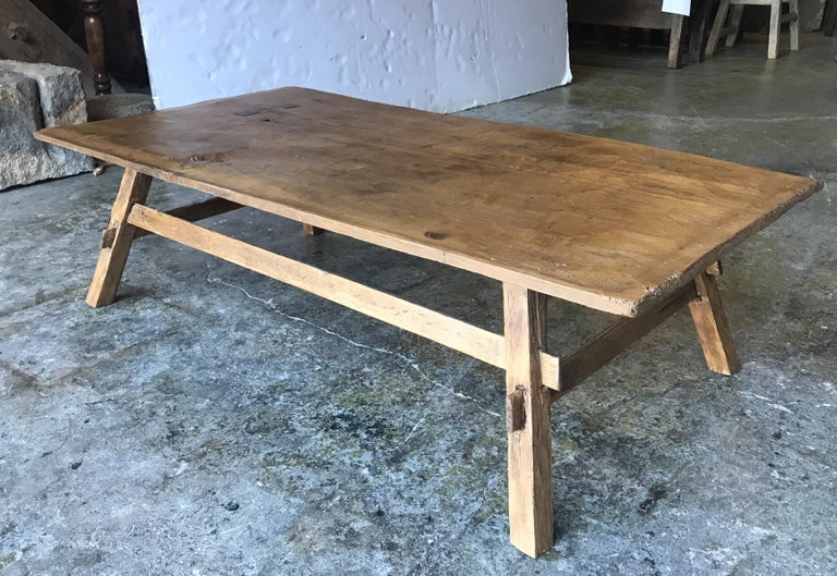 One Wide Board Coffee Table For Sale at 1stDibs