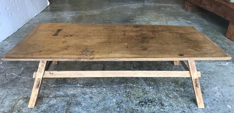 One Wide Board Coffee Table For Sale at 1stDibs